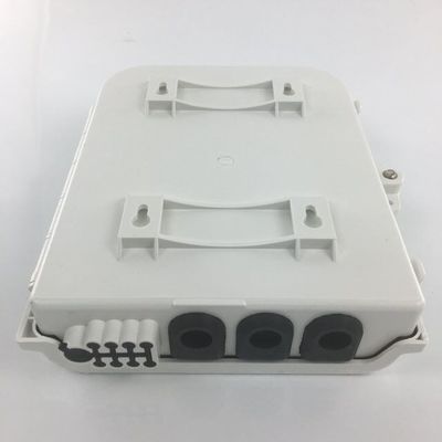 Indoor Outdoor 8 Ports FTTH Fiber Termination Box Screw Lock For LGX ...