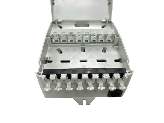 8 Ports Fiber Optic Terminal Box ABS PC Straight-Through FTTH Indoor ...