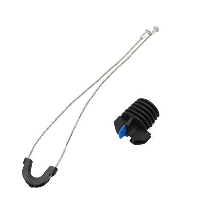 Plastic PA300 Tension Clamp ADSS Fiber Optical Wire Clamp For Ftth ...