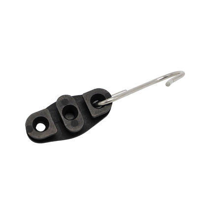 FTTH Drop Cable Tension Clamp With S Galvanize Steel Hook Cable ...