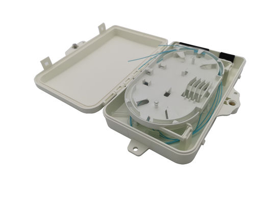 ABS PC Fiber Optic Splice Box Fiber Optic Termination Box For 2-8 ...