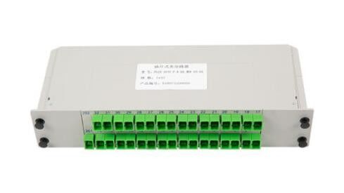 Uniform Power Splitting 1:32 Fiber Optic PLC Splitter horizontal for ...
