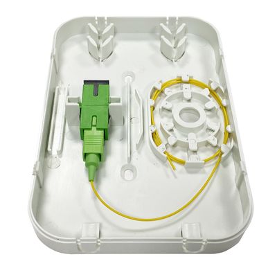 Plastic 1 Core SC/APC Fiber Optic Outlet Socket Panel Wall Mount Fiber ...