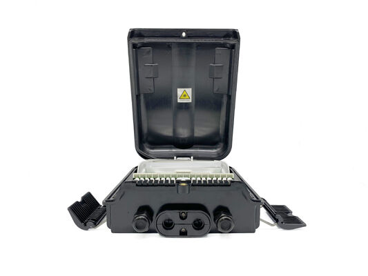 Buy 24 Core IP65 Outdoor FTTH Fiber Optic Splitter Distribution Box ...
